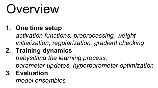 [풀잎스쿨] CS231n 6강 Training Neural Networks Part 1 (1)